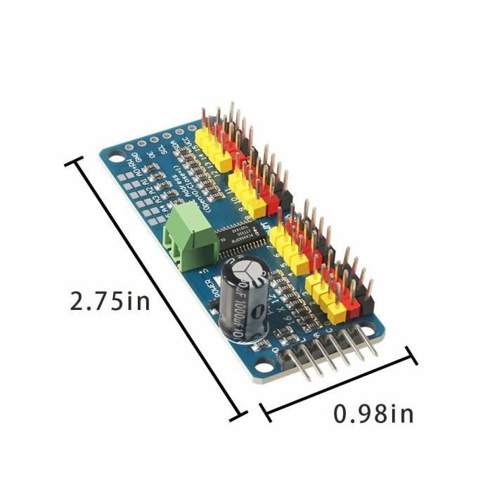 Carte De Servomoteur PWM PCA9685 16 Canaux 12 Bits Interface IIC