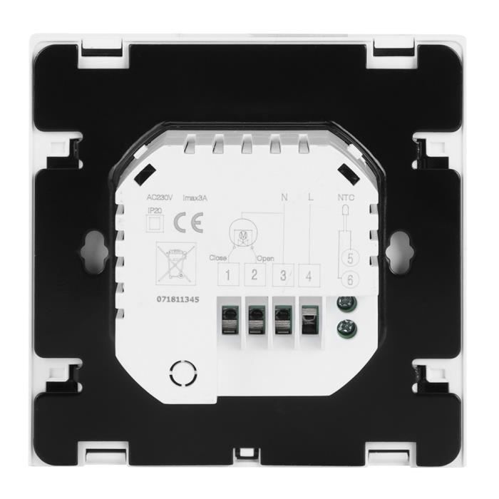 YUM Thermostat électrique Thermostat Thermostat de Chauffage