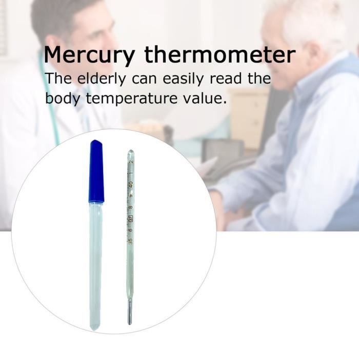 Thermomètre en verre de mercure thermomètre traditionnel plus précis