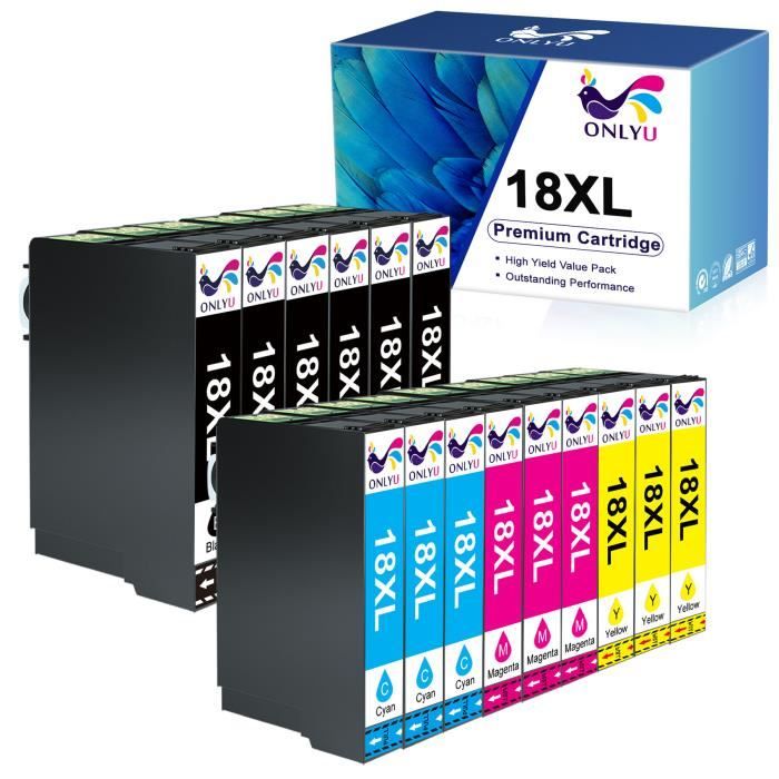 ONLYU 18XL 15 Cartouches D Encre Compatibles Pour Epson 18 18XL Pour