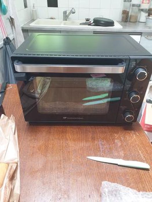 CONTINENTAL EDISON CEMF35B4 - Minifour électrique 35L noir - 1500W - Rotissoire, Convection ...