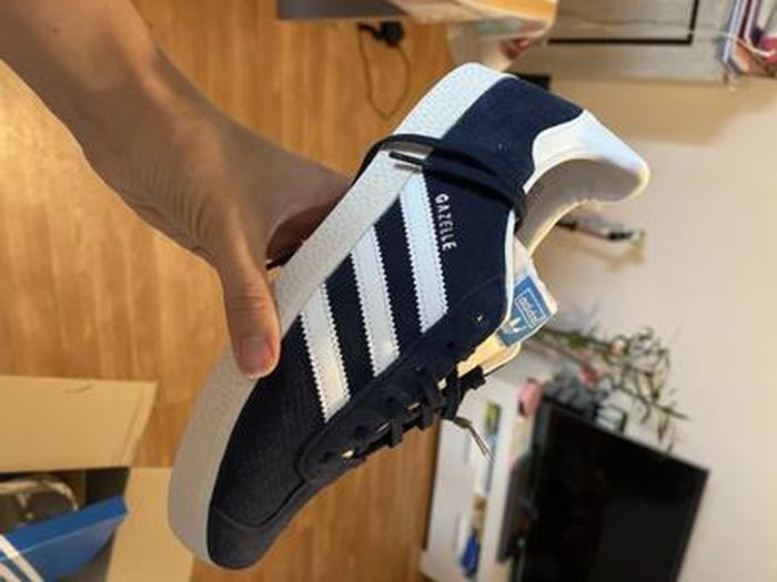 Basket adidas GAZELLE J - IG1695 - Bleu - ADIDAS ORIGINALS - Enfant ...