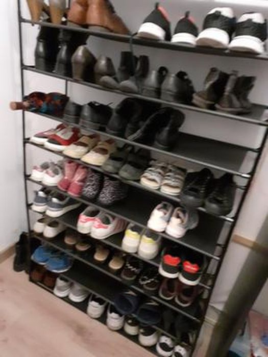Étagère à chaussures XXL pour 50 paires meuble range-souliers 10 étages ...