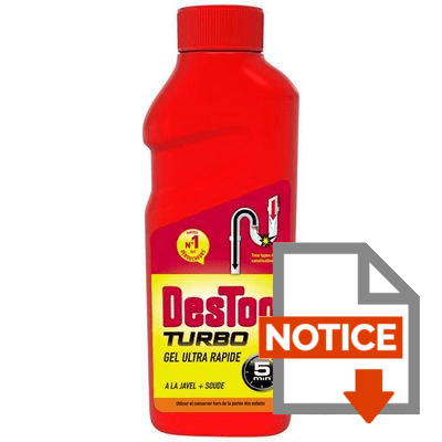 Destop Déboucheur gel turbo 500 ml - Cdiscount Maison