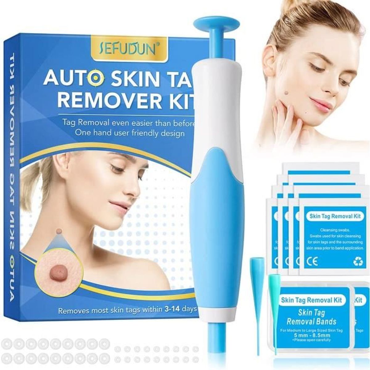 Acrochordons Traitement, Kit Délimination des Acrochordons Stylo ...