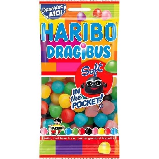 HARIBO Bonbons Dragibus Soft In The Pocket - 150 g - Cdiscount Au quotidien