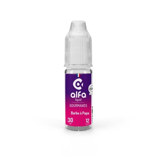 ELIQUIDE BARBE A PAPA ALFALIQUID - 12MG NICOTINE - 10ml - PG-VG 70-30 ...