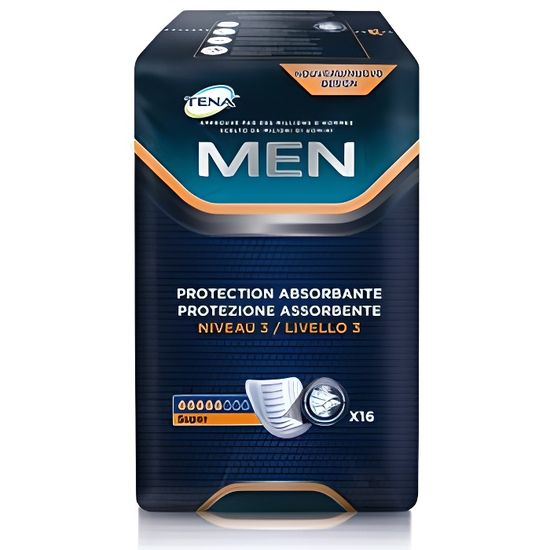 Protection urinaire - TENA - Men Niveau 3 - Absorption rapide - Confort ...