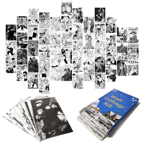 0pcs Anime Photo Wall Collage kit Images esth233tiques350gsm Cartoon ...
