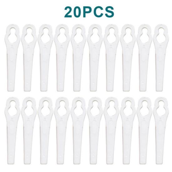 Tondeuse,Lames de tondeuse en plastique, longueur 90mm, 20 pièces, pour ...