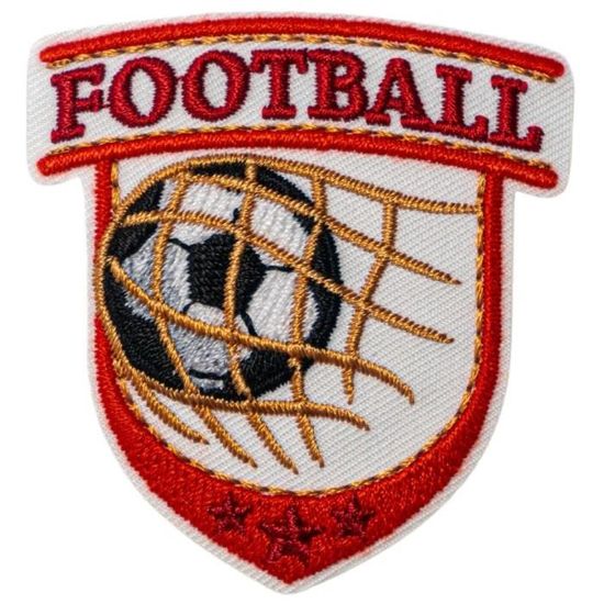 Patch Ecusson Thermocollant Blason Foot 5 x 5,50 cm - Cdiscount Beaux ...