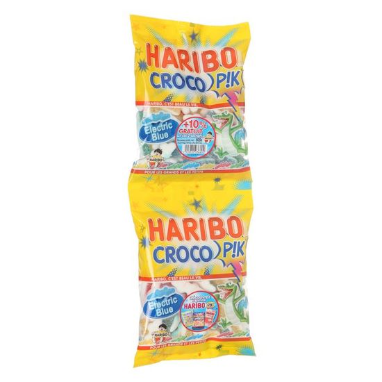HARIBO 2 Sachets Croco Pik 275g + 10% Gratuits - Cdiscount Au quotidien