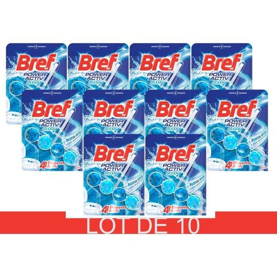 [Lot de 10] BREF WC Bloc Power Activ' Ocean - Cdiscount Au quotidien
