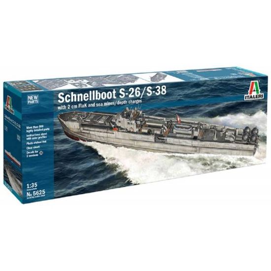 ITALERI - Maquette Bateau Schnellboot S-26 / S-38 |italeri|5625| 1:35 ...