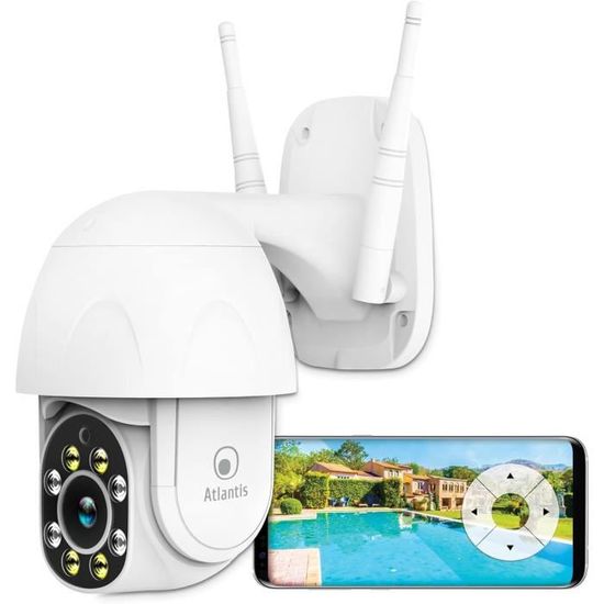 Caméra Ip De Surveillance Wifi D'Extérieur, Motorisée Pan Et Tilt, A14 ...