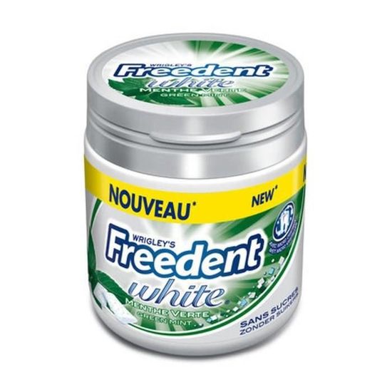 FREEDENT Box White Menthe Verte 60 Dragées 84g - Cdiscount Au quotidien