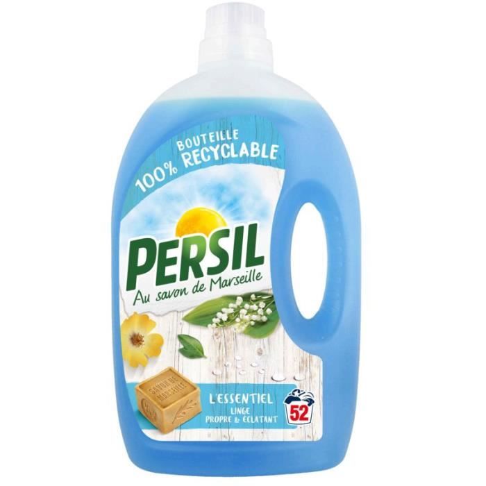PERSIL Lessive liquide L'Essentiel - 52 lavages - 2,6 L - Cdiscount ...