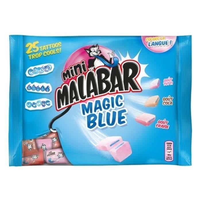 CARAMBAR Bonbons Mini Malabar Magic Blue, goûts : tutti, cola et fraise ...