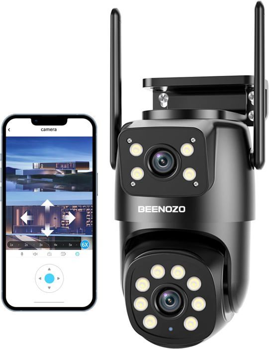 2.5K 4Mp Camera Surveillance Wifi Exterieure,360Degrés Ptz Caméra Ip ...