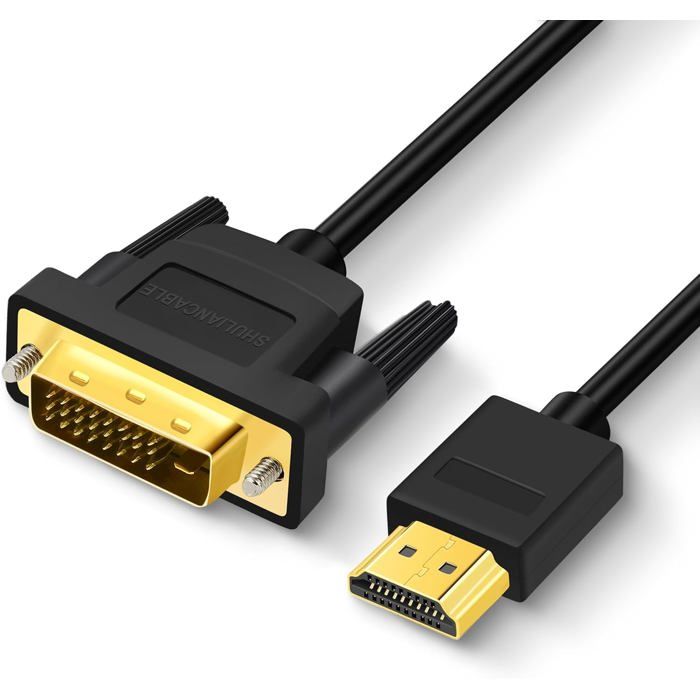 Câble HDMI vers DVI - KAL - 1080P - Plaqué or - 3M - Cdiscount Informatique