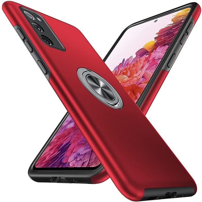 Hidden Séries Coque Galaxy S20 FE 4G-5G, Militaire Antichoc Pivoter la béquille Magnétique ...