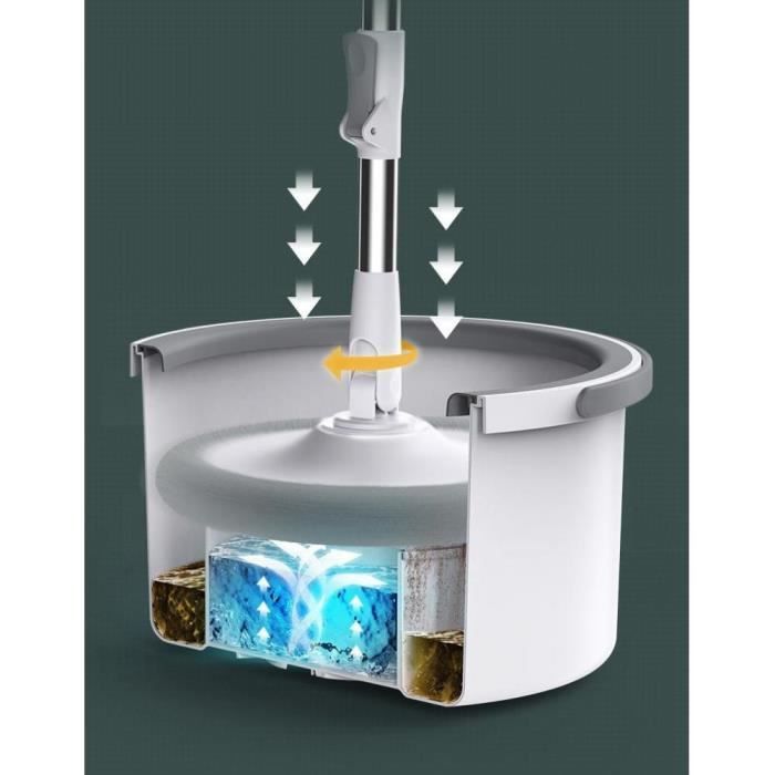 Système De Serpillère Rotative Et De Seau, Avec Jeu D'essoreuses Pour ...