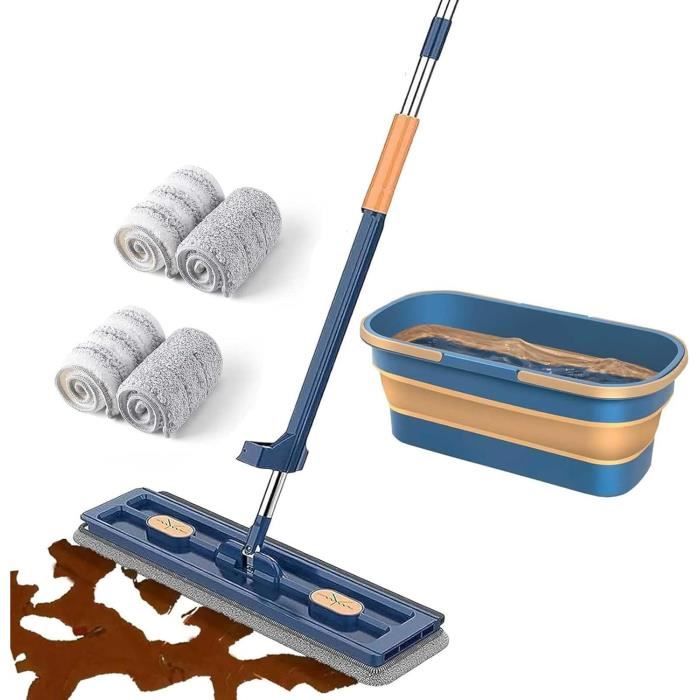 Kit Balai Serpillère Et Seau,Grand Balai Plat Nouveau Style,Balai ...