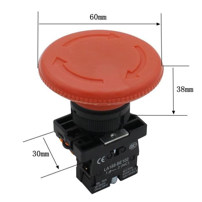 Boutons électriques de démarrage et d'arrêt pour équipement électrique ...