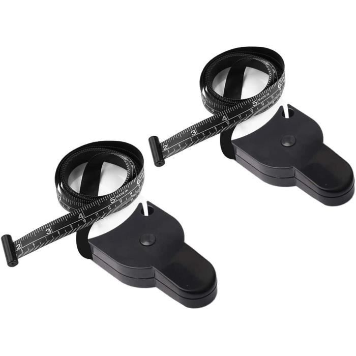 Ruban à mesurer corporel, règle à ruban à mesurer rétractable 2pcs ...