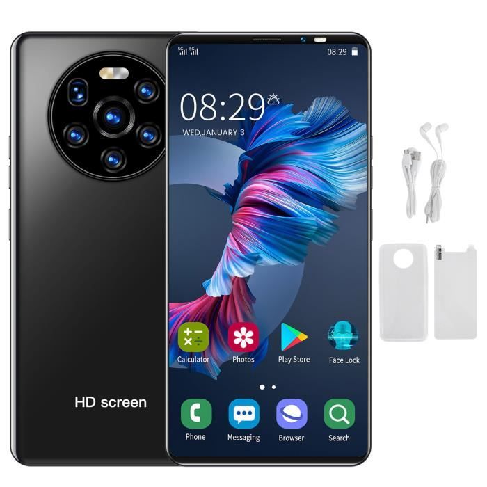 AYNEFY Téléphone à écran 5 LANDVO mate40 pro Smartphone Double Carte Double Veille Téléphone à ...