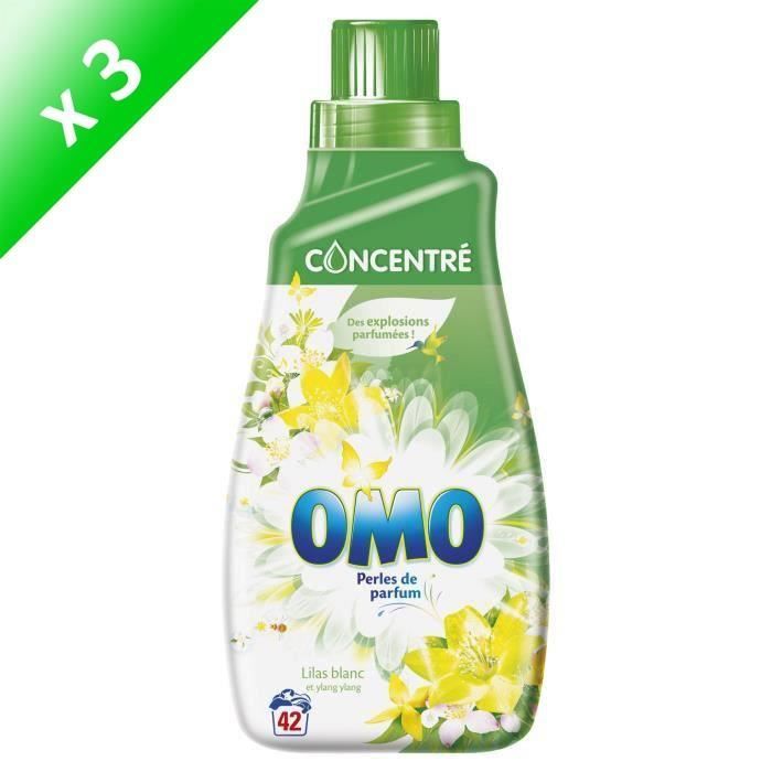 OMO Lessives liquides concentrées - Lilas blanc et ylang-ylang - 1,47 L ...
