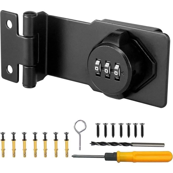 Serrures À Mot De Passe D'Armoire,Serrure De Porte De Grange À 90 Degrés,Serrure À Combinaison ...