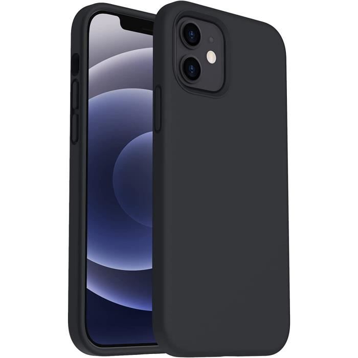 Coque iPhone 12 Mini Case 5,4" en Silicone,Case Fine en Caoutchouc ...