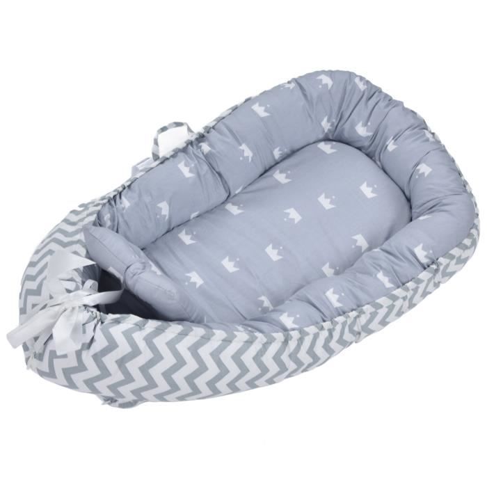Cikonielf berceau pour bébé Bébé transat lit nid respirant portable ...