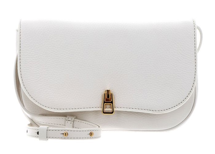 COCCINELLE Sac à épaule bandoulière crème en cuir pour femme - Magie ...