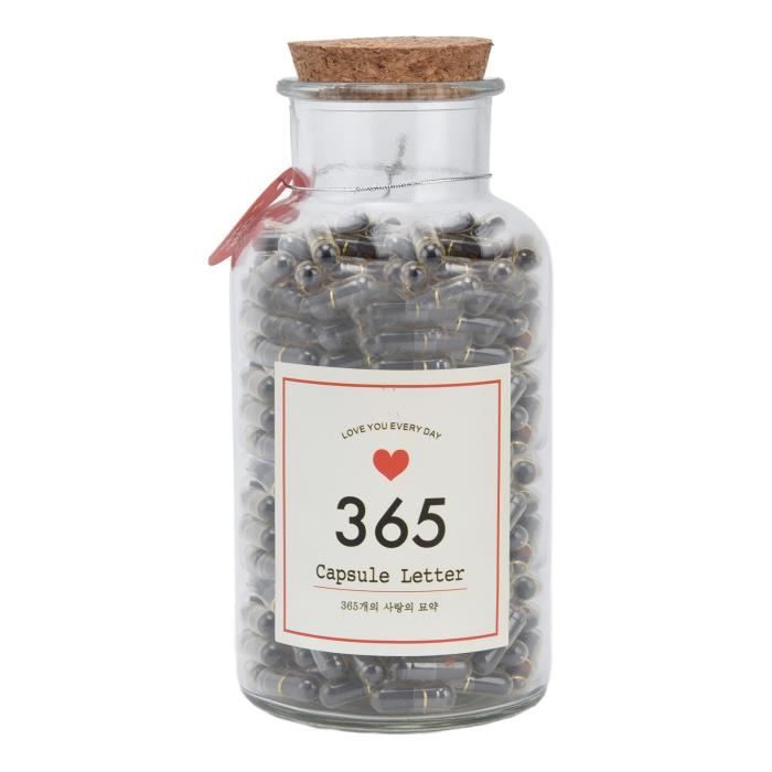 EBTOOLS Lettre capsule 365pcs Capsule Letters Capsule Blank Message ...