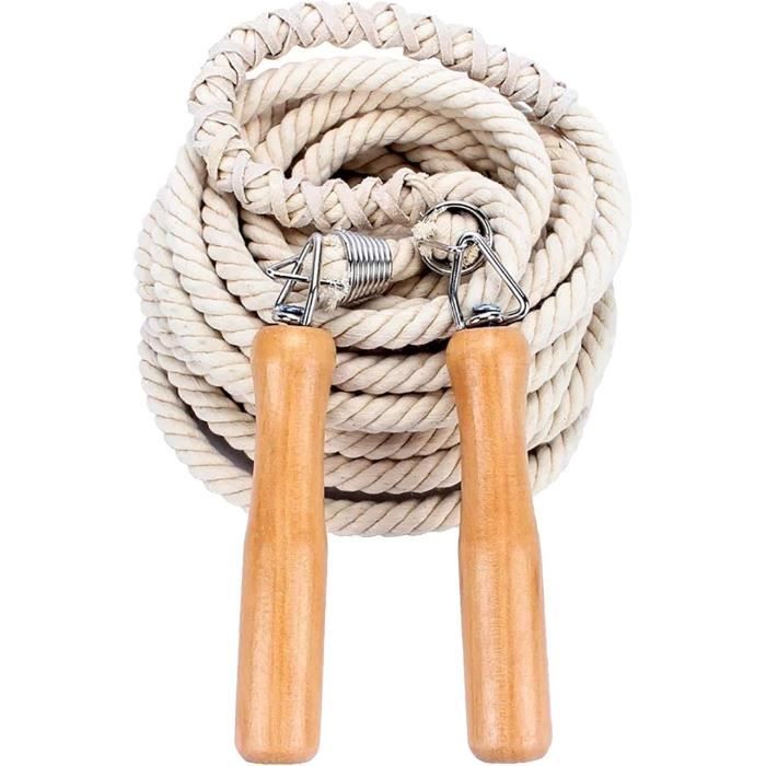 Corde À Sauter De 3 M-118 PoucesCorde À Sauter En Tissu De Coton Avec ...