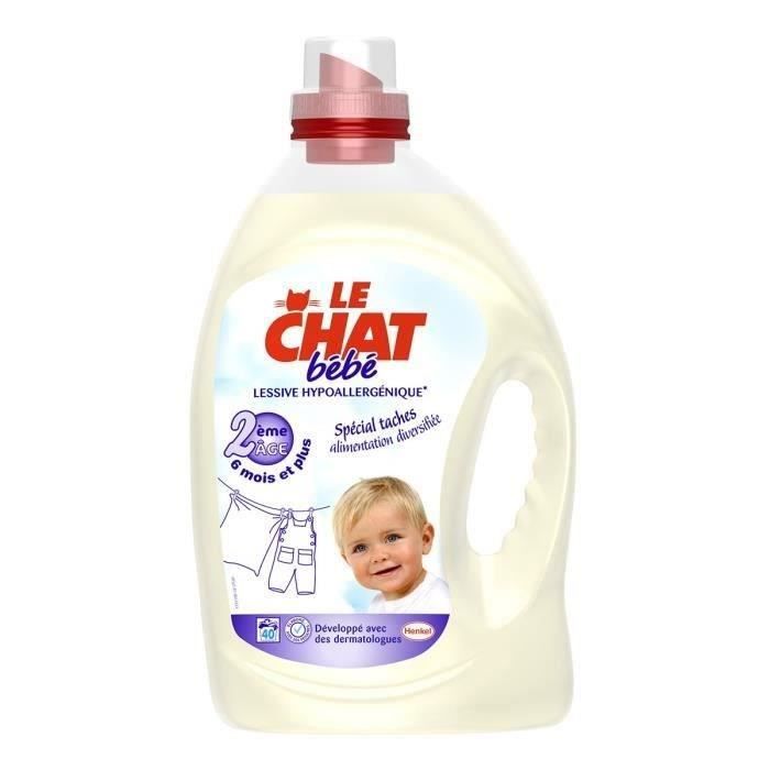 LE CHAT Bébé 2ème Âge 40 Lavages 3l - Cdiscount Electroménager