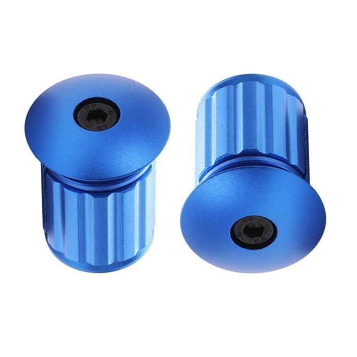 Bouchons de guidon de vélo, embouts réglables en alliage d'aluminium à ...