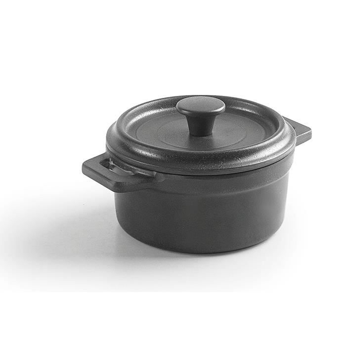MINI -CASSEROLE MELAMINE D10.+COUVERCLE .GREY - Cdiscount Maison