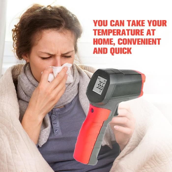 UNI-T UT302H + Détecteur de thermomètre infrarouge numérique sans ...