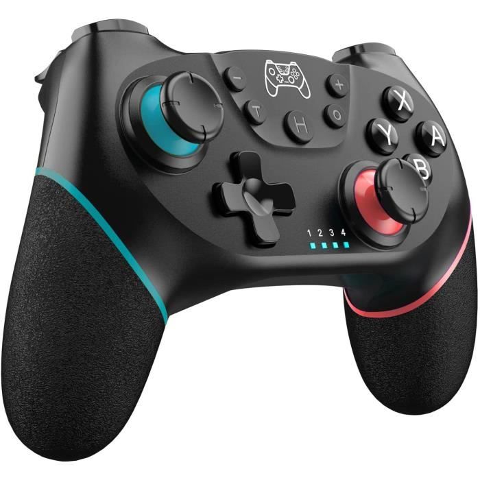 4 pièces Manette sans Fil pour Switch, Switch Bluetooth Joypad, Manette ...