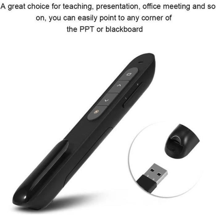 NO.14280-24G Stylet de télécommande du projecteur Stylo Pointeur Laser ...