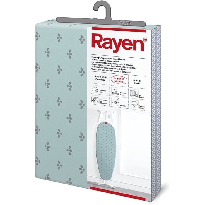 Rayen Housse pour table à repasser Universelle 3 épaisseurs: mousse ...