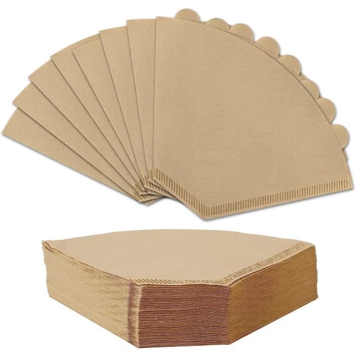 400 Pièces Papier Filtre À Café, Filtre À Café Naturel Non Blanchi ...