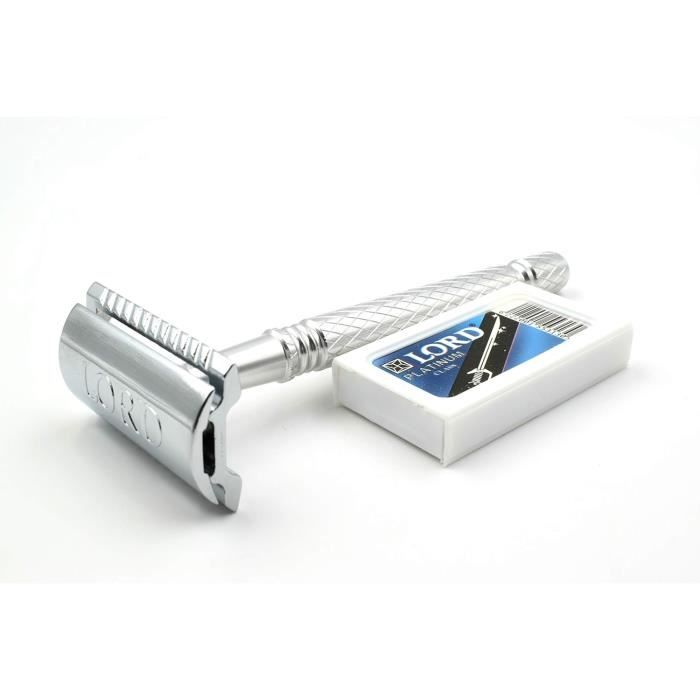 Rasoirs de sécurité pour lames à double fil Le paquet comprend un ...