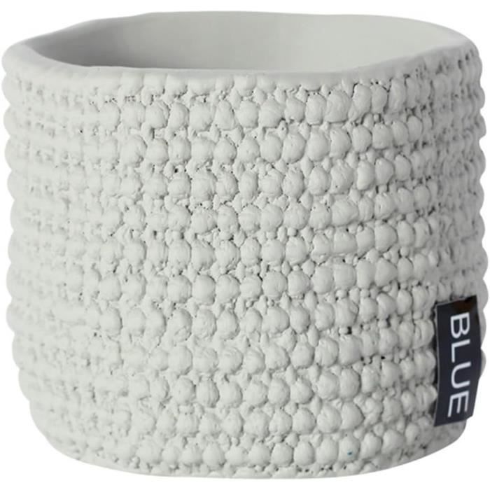 Pot de Fleur Rond en Ciment de Style Nordique, Plantes Vertes en Pot ...