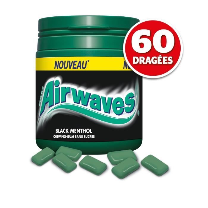 AIRWAVES Box Black Menthol - Cdiscount Au quotidien