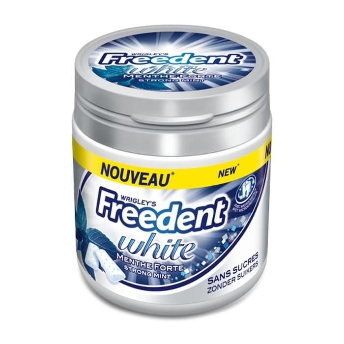 FREEDENT Box White Menthe Forte 60 Dragées 84g - Cdiscount Au quotidien