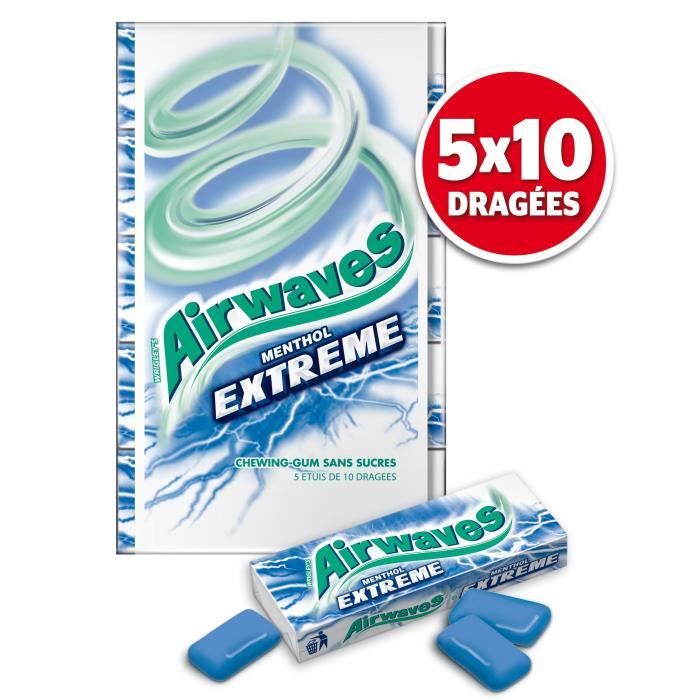 AIRWAVES Extrême Menthol Fort et Eucalyptus - Cdiscount Au quotidien